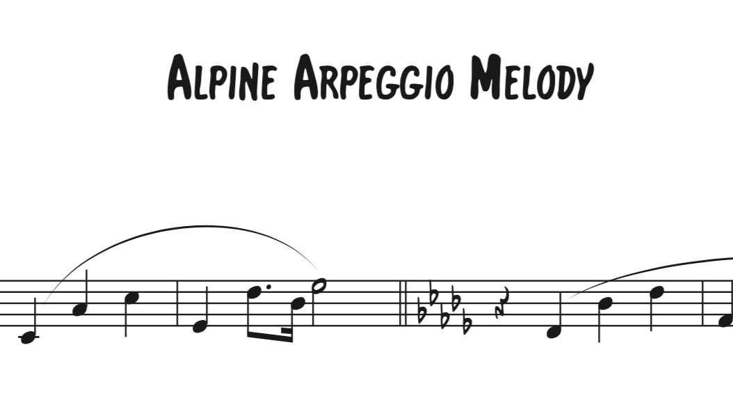 Alpine Symphony Arpeggio Sequence - WillBakerMusic