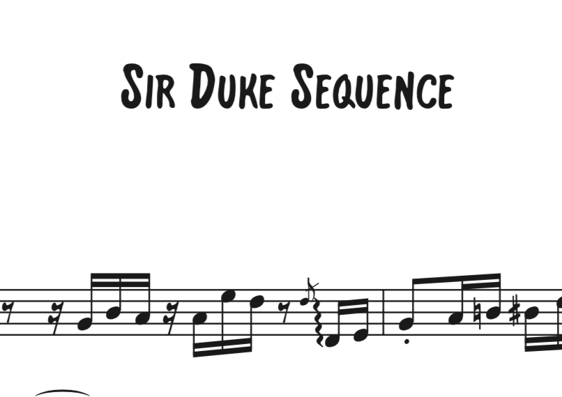 Stevie Wonder - Sir Duke Sequence - WillBakerMusic