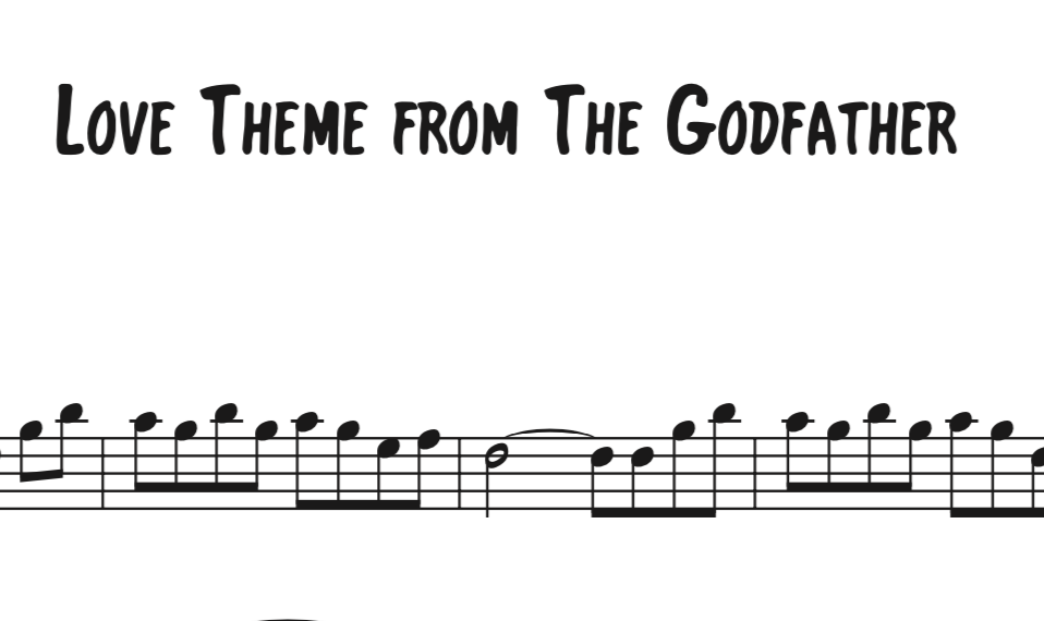 Nino Rota Love Theme From The Godfather Sequence Willbakermusic