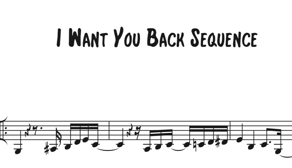 The Jackson 5 - I Want You Back Sequence - WillBakerMusic